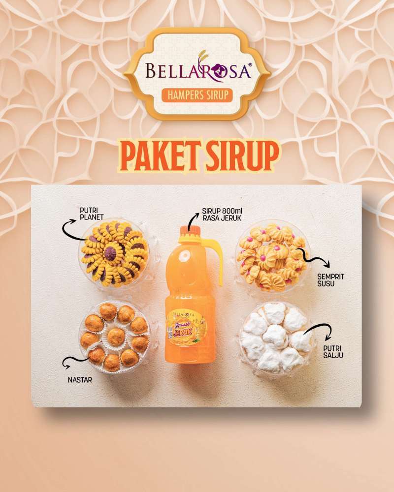 Jual Bellarosa Paket Sirup Eid Mubarak Hampers Lebaran Di Seller Dewi ...
