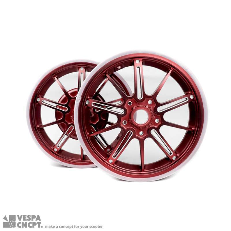 Promo Velg Luigy Drag Cnc Red Vespa Sprint Primavera Lx Lxv S Diskon 23 ...