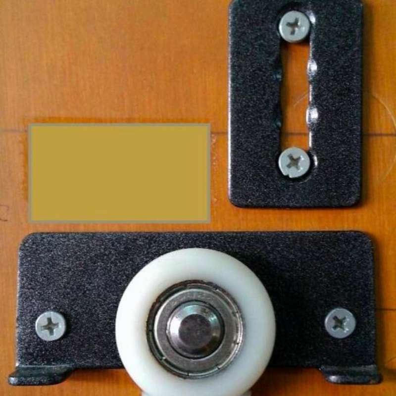 Jual Paket Rel Dan Roda Pintu Lemari Sliding Rel As-75 Huben - Putih ...