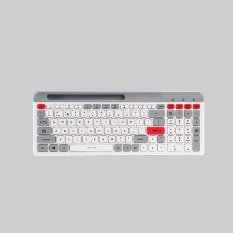 Jual Rexus Kb02 / Kb-02 Mosaic Wireless Keyboard Dual Connection Kb 02 ...