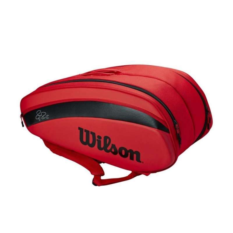 Promo Tas Raket Tenis Wilson Federer Dna 12r Pack Red Tennis Bag ...
