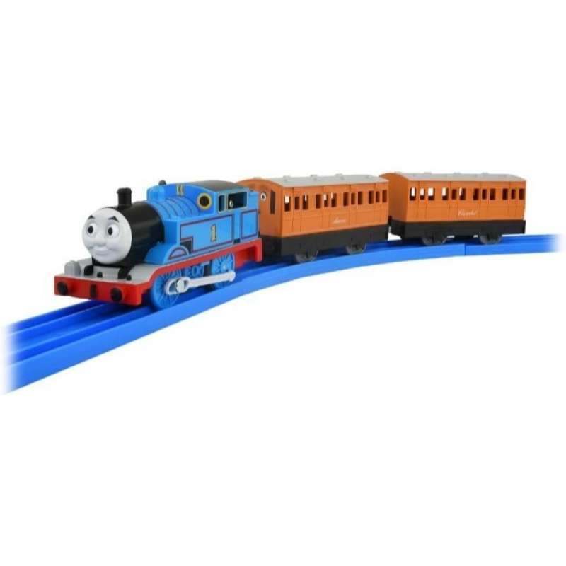 Jual Takara Tomy Plarail Thomas The Tank Engine Basic Set Train Di ...