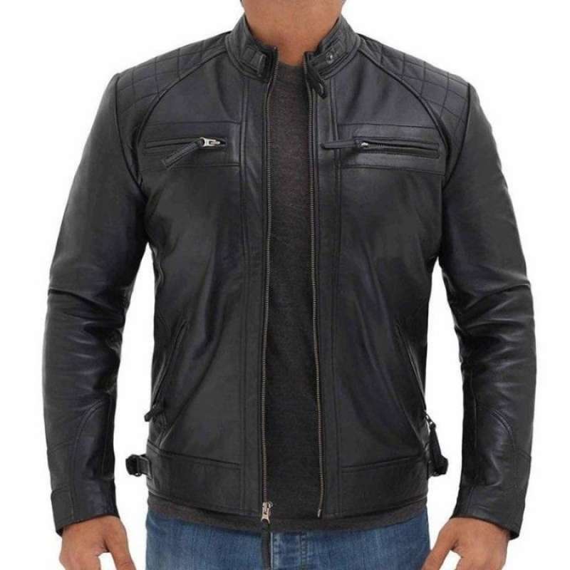 Promo Wolfs Jaket Kulit Pria Terbaru/ Jaket Kulit Asli Motor Pria Hitam ... Promo Wolfs Jaket Kulit Pria Terbaru/ Jaket Kulit Asli Motor Pria Hitam ...