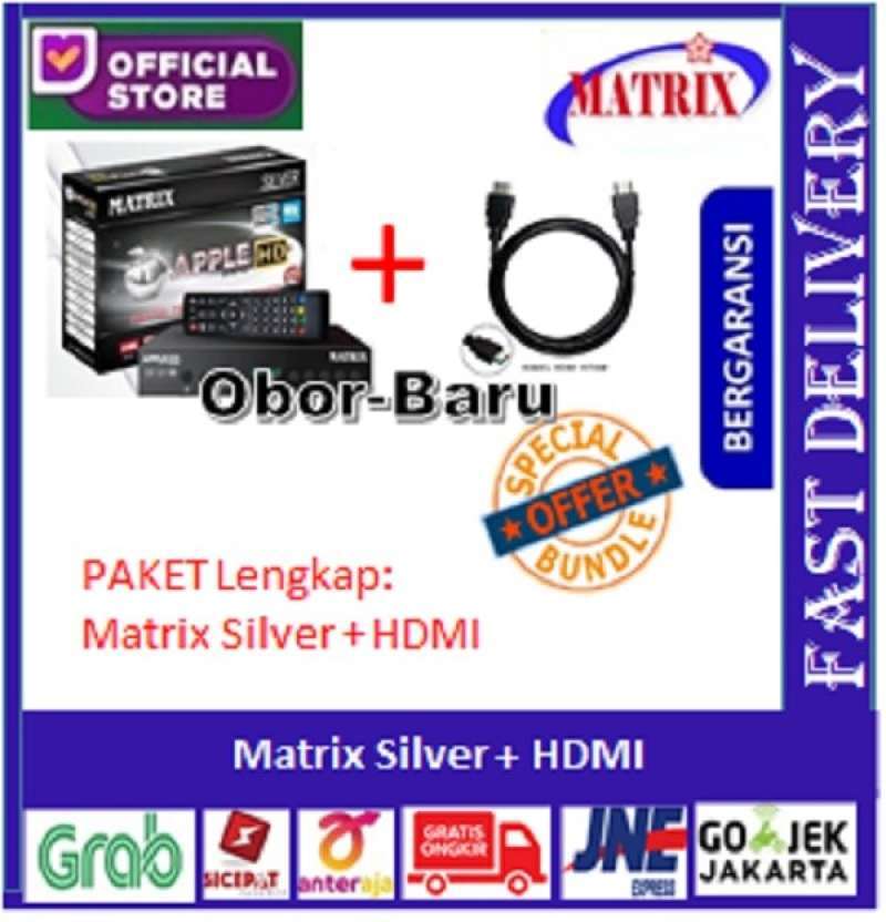 Promo Receiver Tv Set Top Box Matrix Garuda Dvb T2 Digital 1 Tahun - Silver+hdmi Diskon 23% Di ...