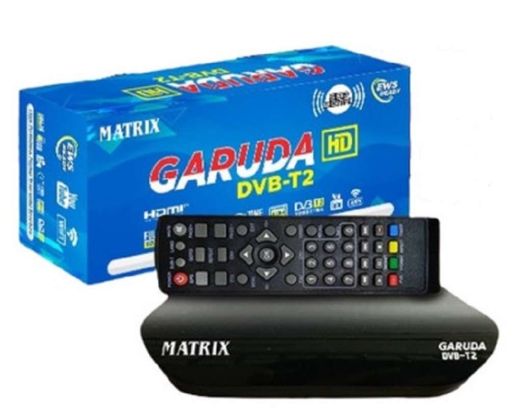 Promo Receiver Tv Set Top Box Matrix Garuda Dvb T2 Digital 1 Tahun - Matrix Biru Diskon 24% Di ...