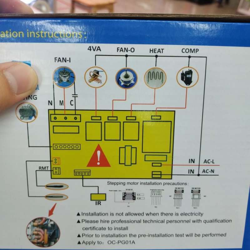 Promo Pcb Ac Multi Universal Pcb Board Ac Split Plus Remote Dus Biru ...