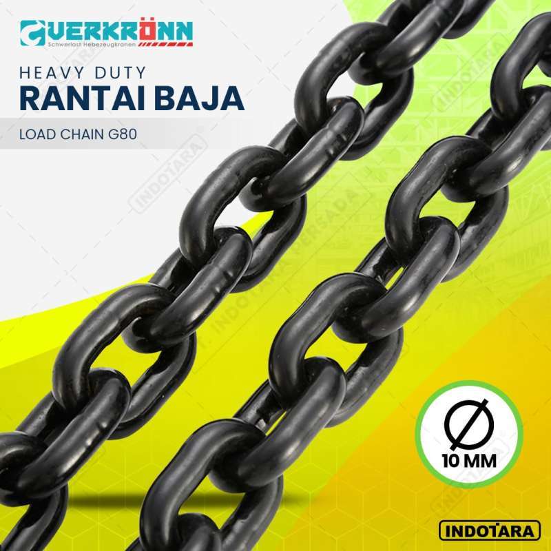 Jual Rantai Baja / Load Chain Alloy G80 10mm Verkronn Di Seller Pt ...