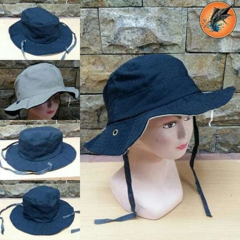 Jual Topi Polos Rimba Anak-custom Logo-topi Rimba Anak Bahan Ripstok Di ...