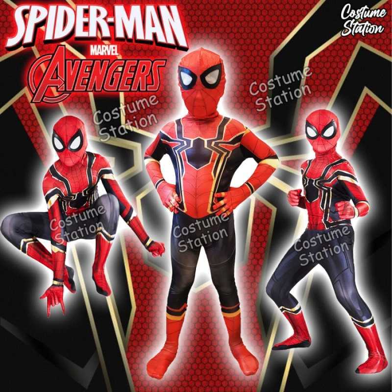 Promo Kostum Hero Spiderman Avengers / Costume Marvel Anak Laki Diskon ...