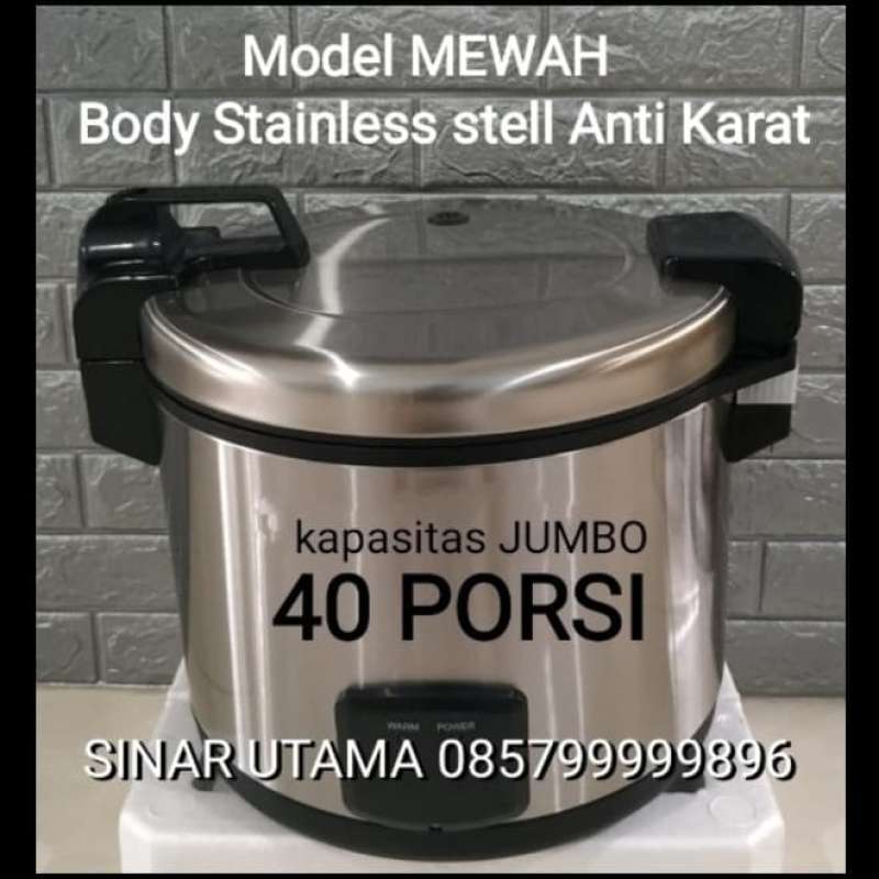 Promo Magic Com Jumbo 40 Porsi Besar Rice Cooker Jar 20 Liter Nasi ...