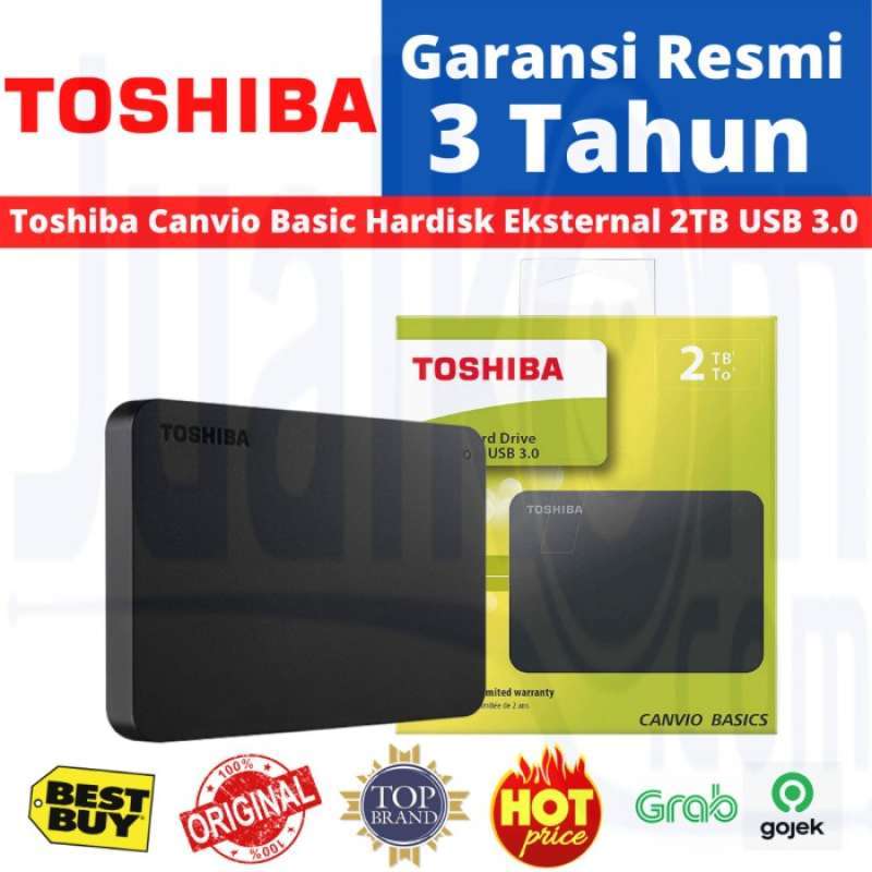 Promo Canvio Basic 2tb Harddisk External 2.5 Usb 3.0 Resmi Diskon 23% Di Seller Praptuma ...