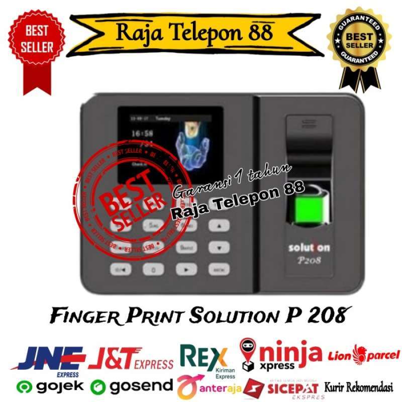 Promo Mesin Absen Solution P208 Sidik Jari / Finger Print Diskon 18% Di Seller Gansirsa ...
