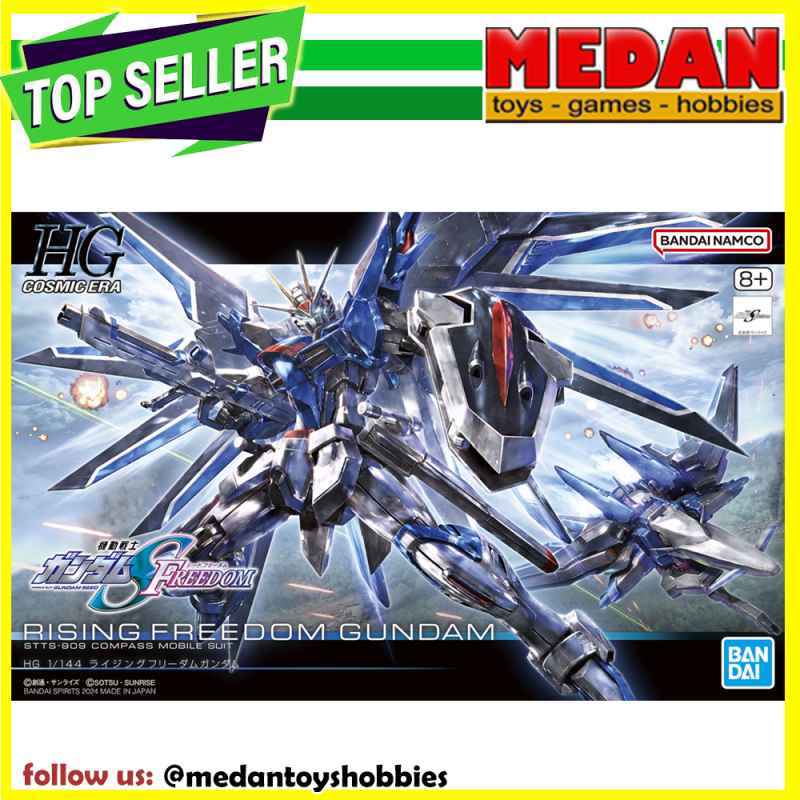 Jual Bandai Hgce Hg Rising Freedom Gundam Ori Gunpla Model Kit 1/144 Di ...