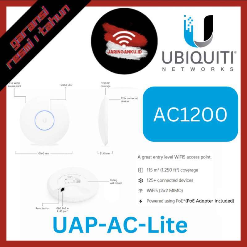 Promo Ubiquity Unifi Ap Ac Lite Uap-ac-lite Diskon 23% Di Seller ...