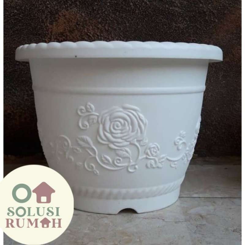 Promo Pot Tanaman / Pot Bunga Putih 60 Cm - Glory Terbaik Diskon 28% Di ...