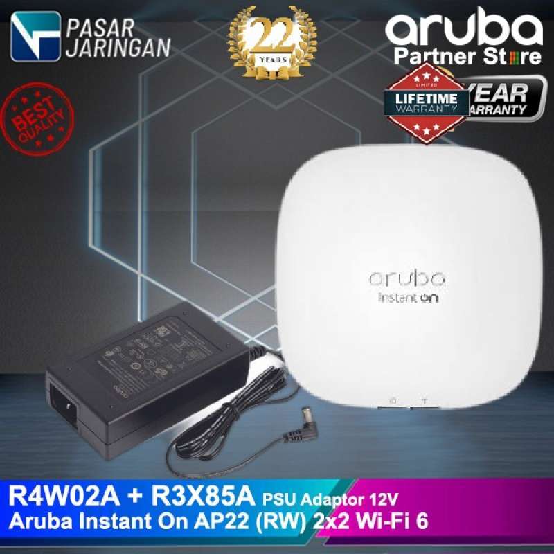 Promo E R4w02a Aruba Instant On Ap22 (rw) 2x2 Wi-fi 6 Access Point Diskon 23% Di Seller Praptuma ...