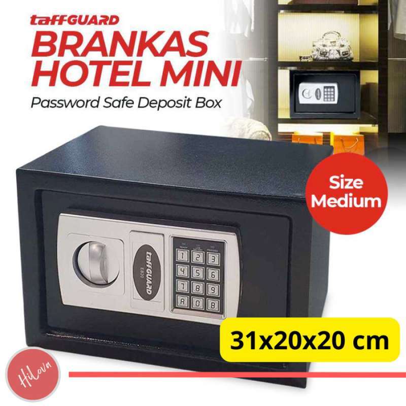 Promo Mini Password Home Safe Deposit Box Kotak Brankas Dokumen Hotel ...