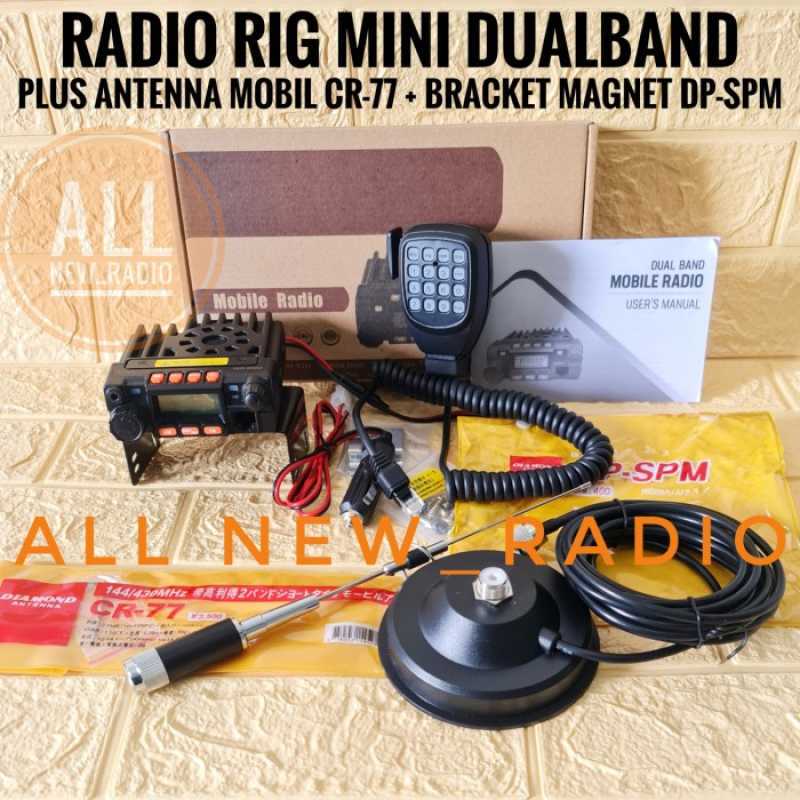 Promo Radio Rig Mini Dualband Weirwei Uv9800 Redell Dl9900 Plus Antena ...
