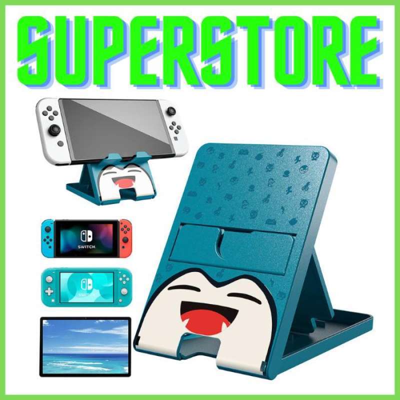 Jual Folding Stand Nintendo Switch Oled V2 Lite Snorlax Pokemon Mario ...