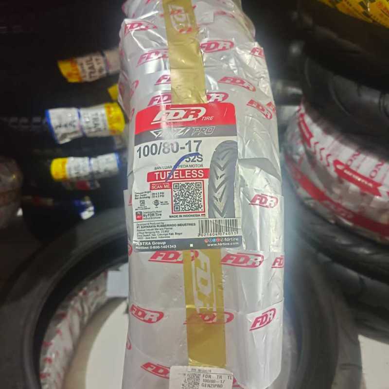 Jual Ban Luar Depan 100/80-17 Motor Cb150r - New Byson Fdr Tubeless ...
