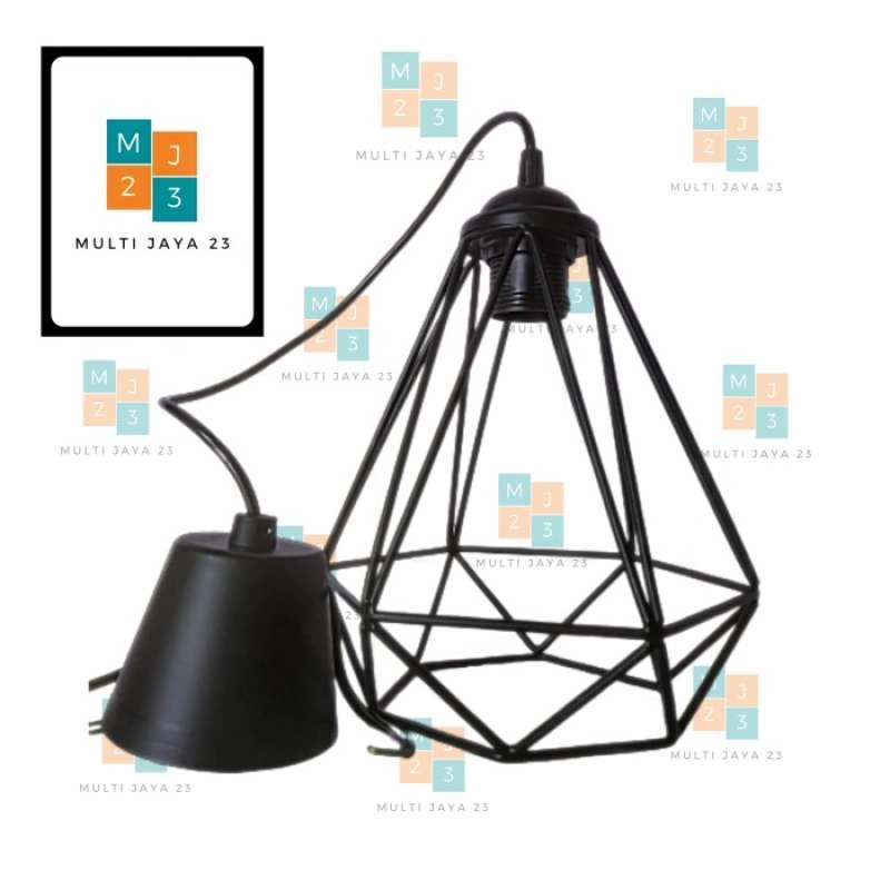 Promo Kap Lampu Gantung Rustic Komplit Jati Belanda Minimalis Dekorasi ...
