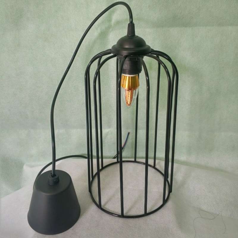 Promo Kap Lampu Gantung Rustic Komplit Jati Belanda Minimalis Dekorasi ...