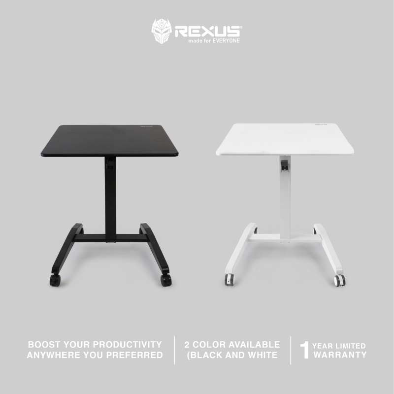 Promo Rexus Standing Desk Mezza Rsd-01 - Black Diskon 24% Di Seller ...