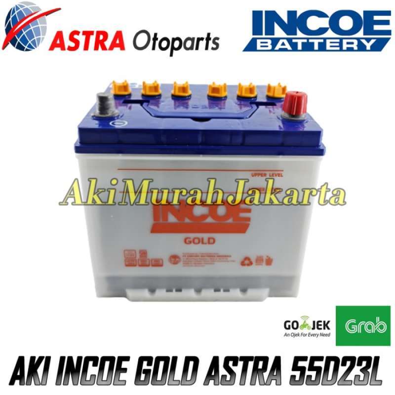 Promo Aki Mobil Sedona Bensin Incoe Gold Astra 55d23l 12v 60ah Aki ...