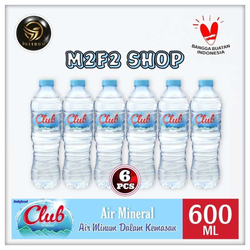 Promo Air Mineral Club Tanggung Botol Plastik Pet - 600 Ml (kemasan 6 Pcs) Diskon 17% Di Seller ...