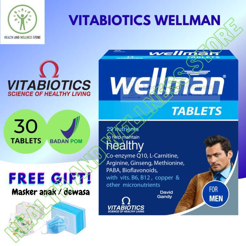 Jual Vitabiotics Wellman 30 Tablets Multivitamin Di Seller Health And ...