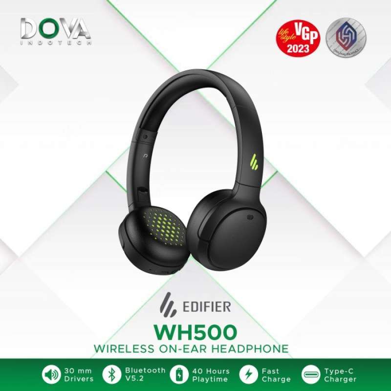 Promo Edifier Wh500 Wireless On-ear Headphones Diskon 33% Di Seller Mba ...