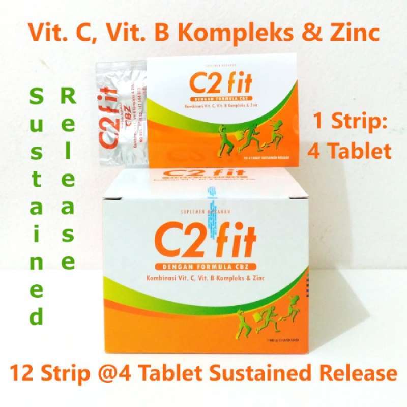 Promo C2 Fit Multivitamineral Vitamin C Vitamin B Kompleks Dan Zinc ...