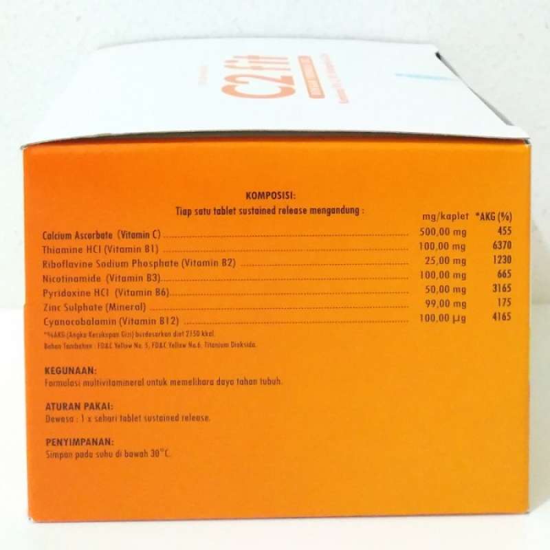 Promo C2 Fit Multivitamineral Vitamin C Vitamin B Kompleks Dan Zinc ...