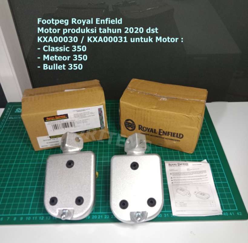 Promo Footpegs Royal Enfield Meteor, Classic, Bullet 350 - Black ...