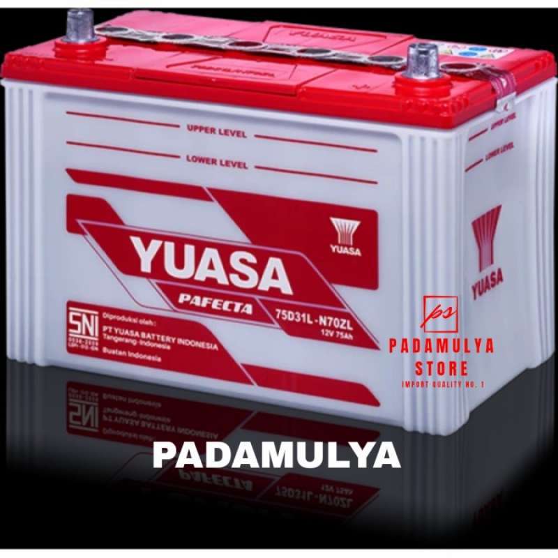 Promo Aki Basah Yuasa Pafecta N70zl 12v 75ah 75d31l Battery Lexus Pajero Termurah Diskon 8% Di ...
