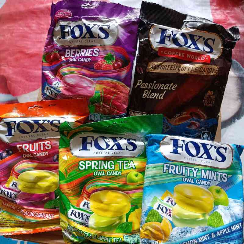 Jual Permen Fox's 125gr Berries, Fruits, Spring Tea,coffee World ...