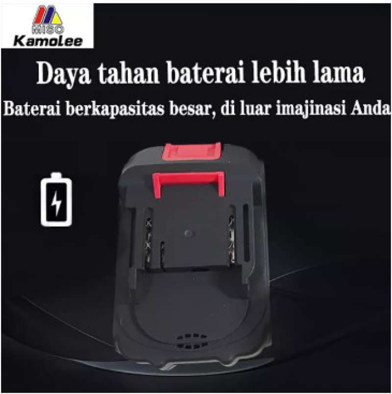 Promo Battery Gerinda Cordless-kamolee-lithium Ion-circular Impact ...