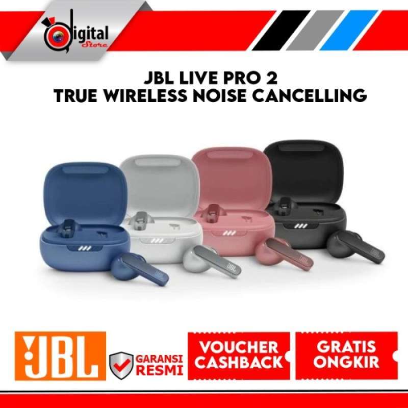 Promo Jbl Live Pro 2 / Pro2 Tws True Wireless Noise Cancelling Earbuds - Ori Diskon 33% Di ...