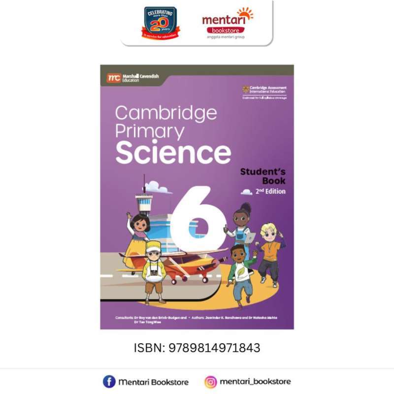 Jual Marshall Cavendish Cambridge Primary Science Textbook (2nd Ed) - Student Book 3 Di Seller ...