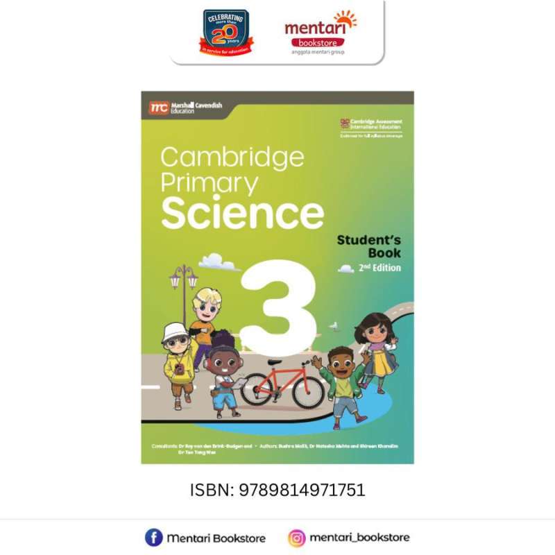 Jual Marshall Cavendish Cambridge Primary Science Textbook (2nd Ed) - Student Book 3 Di Seller ...