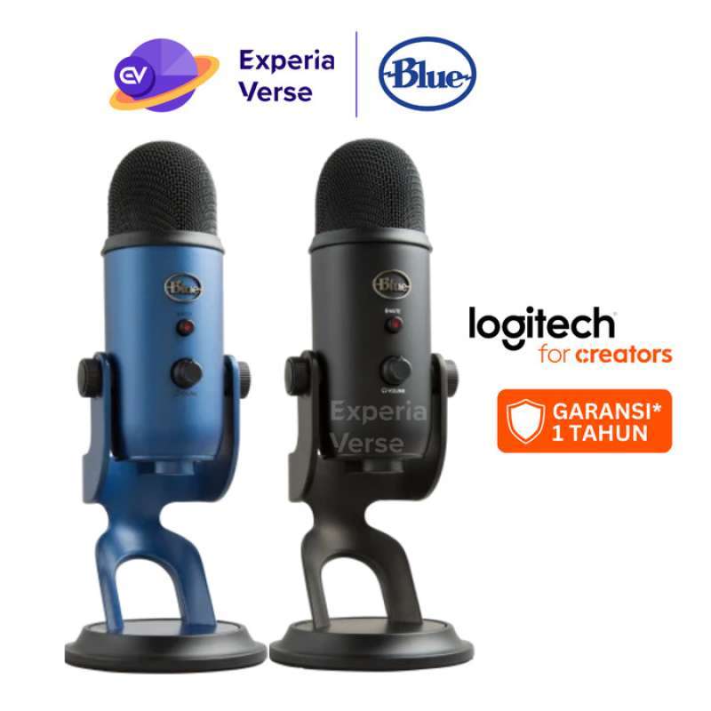 Promo Logitech For Creators Blue Yeti Usb Microphone Diskon 33% Di ...
