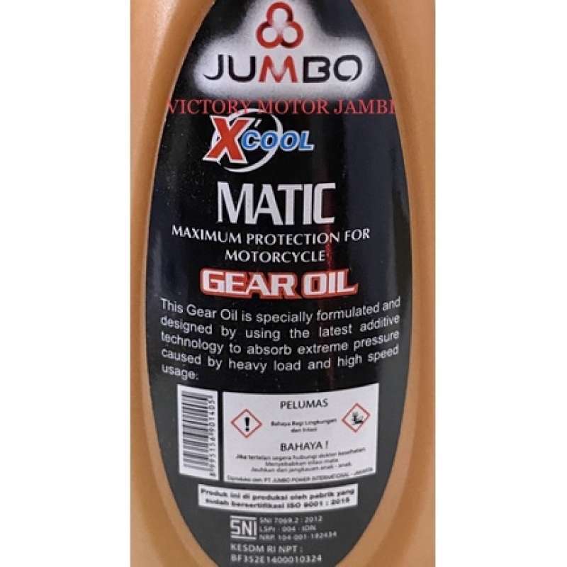 Jual Oli Gardan Matic Gear Oil Xcool 120ml Jumbo Di Seller Victory ...