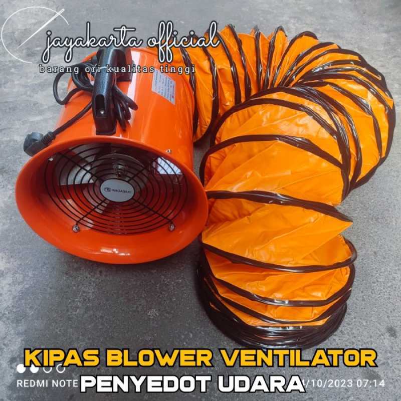 Promo Kipas Blower Portable Ventilator 12 Inch Exhaust Penyedot Asap Udara Diskon 23% Di Seller ...