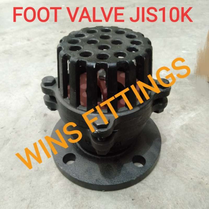 Jual Foot Valve Cast Iron Flange Jis10k 1,5 Tusen Klep Besi Hitam Dn40 ...