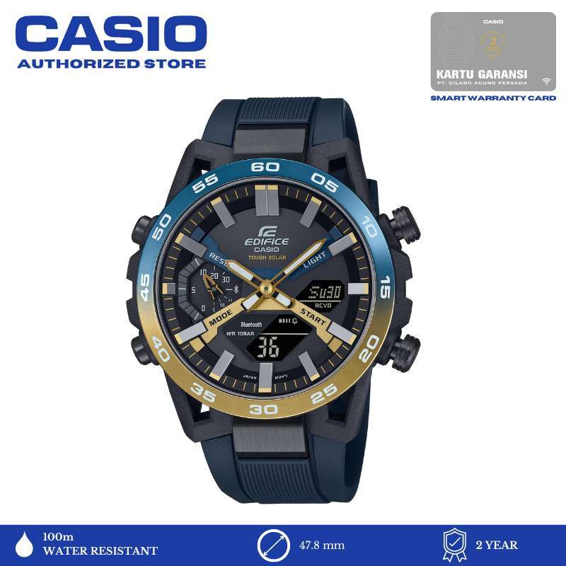 Promo Jam Tangan Pria Casio Edifice Ecb-2000np-1adf Diskon 25% Di ...