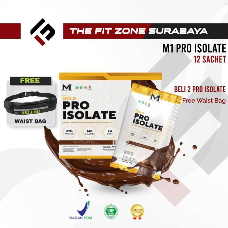 Jual M1 Muscle First Pro Isolate 12 Sachet Di Seller Thefitzonestore ...