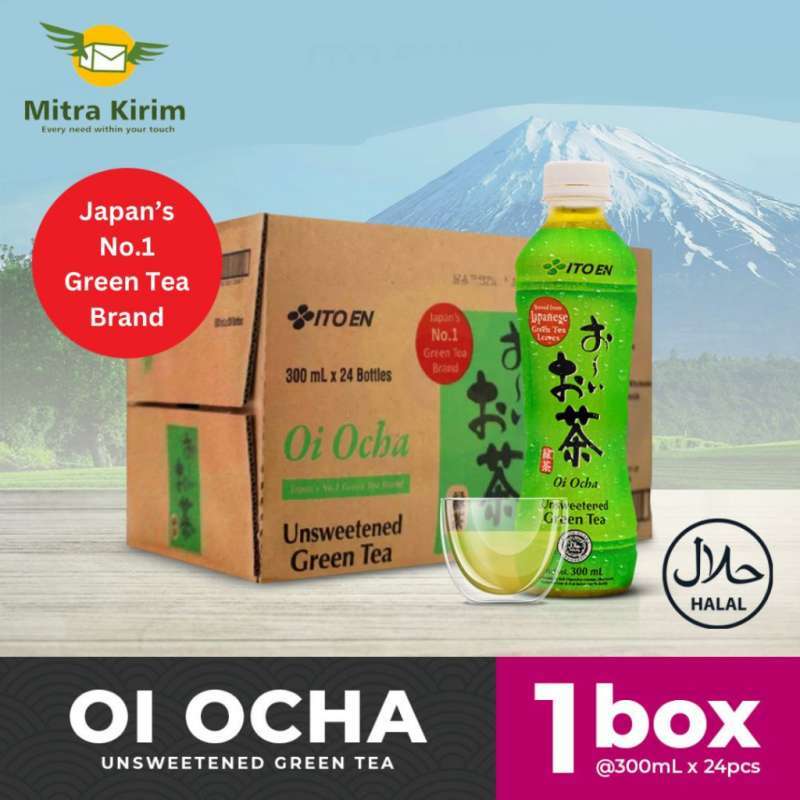 Jual Ito En Oi Ocha Green Tea No Sugar 300ml - Teh Antioksidan Sehat ...
