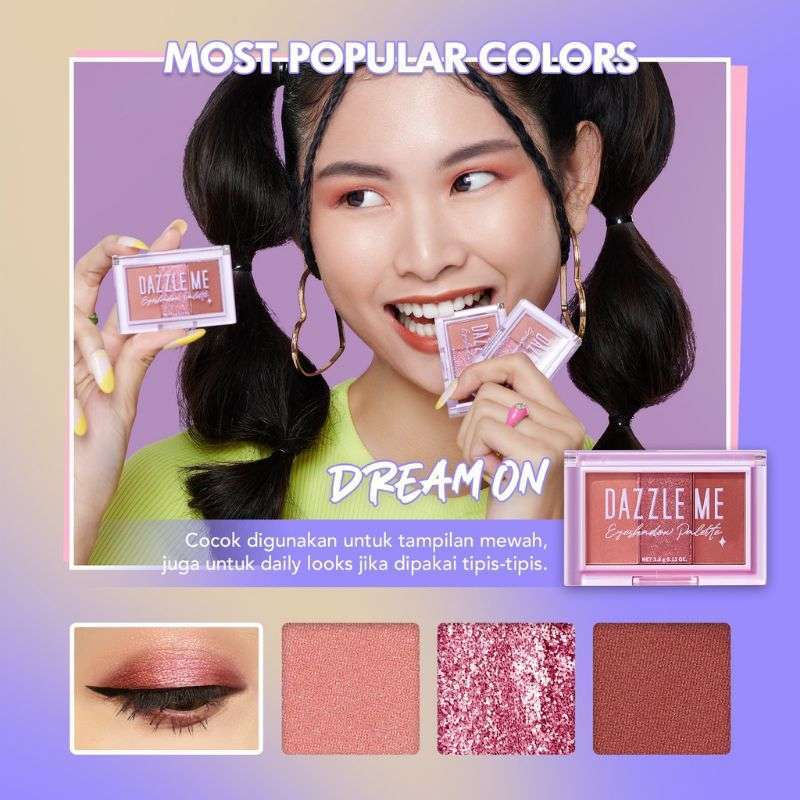 Jual Dazzle Me Cutie Pie Eyeshadow Palette - 02 Dream On Di Seller Intan Kosmetik - Sukaramai I ...