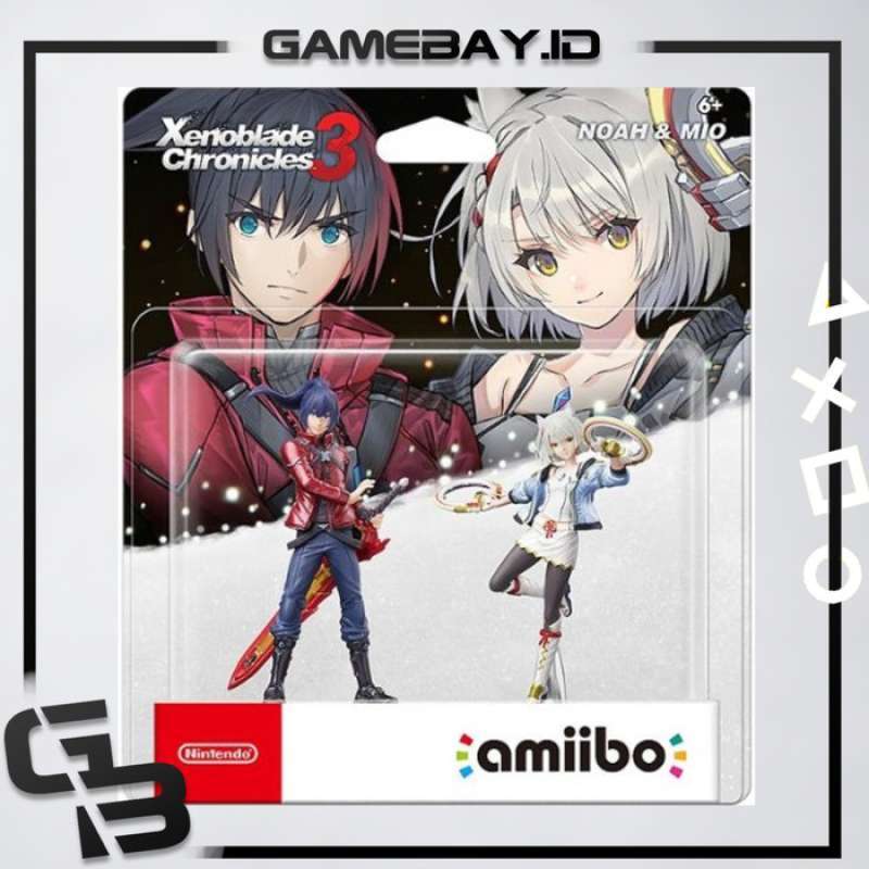 Jual Amiibo Noah + Mio Xenoblade Chronicles 3 Double Pack Di Seller Gamebay Official Store ...