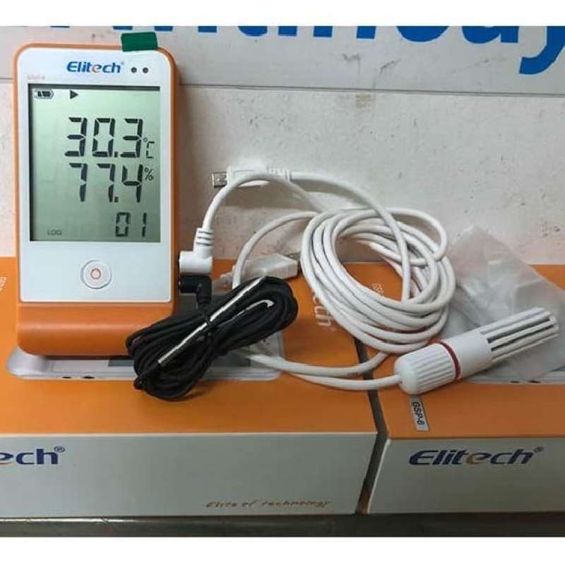 Jual Elitech Gsp-6 Humidity Temperature Data Logger Gsp6 Thermometer ...